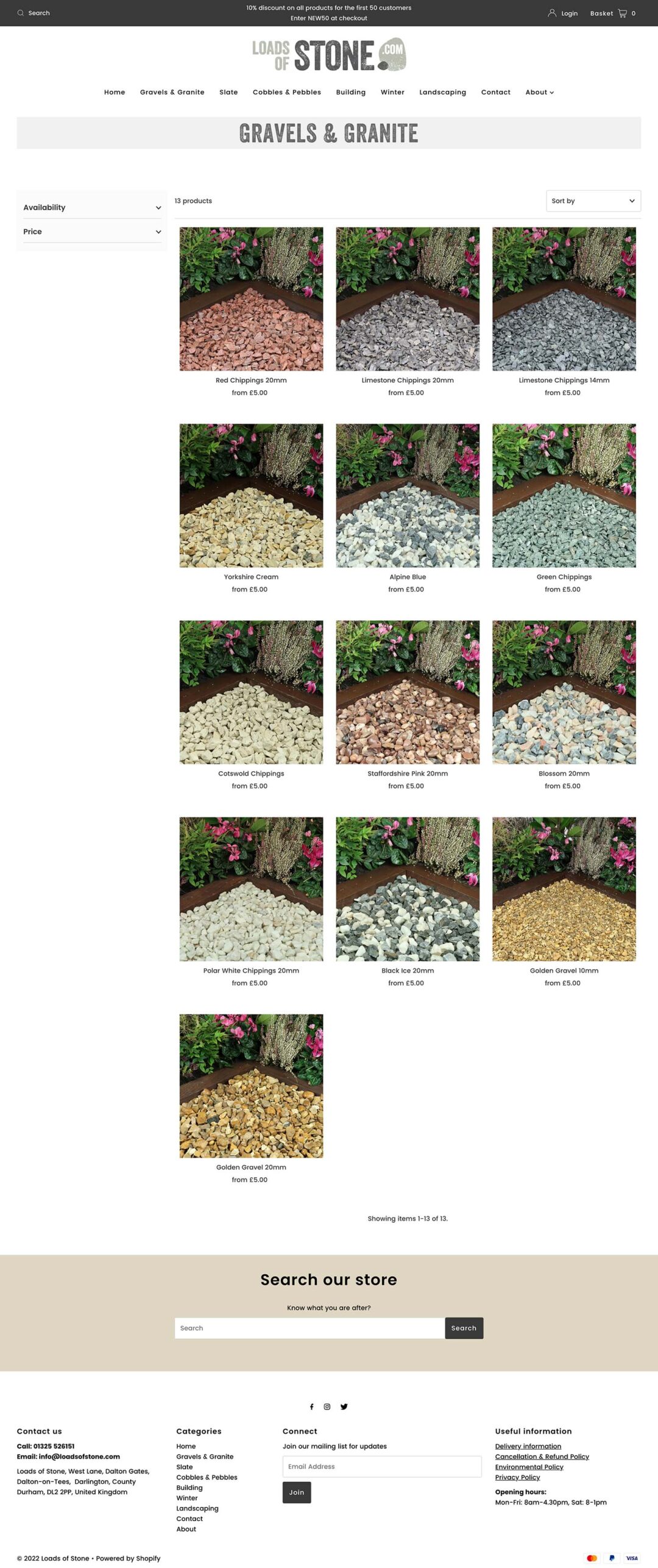 Loads of Stone Web Site - Reactive Design | Websites | Branding | Print